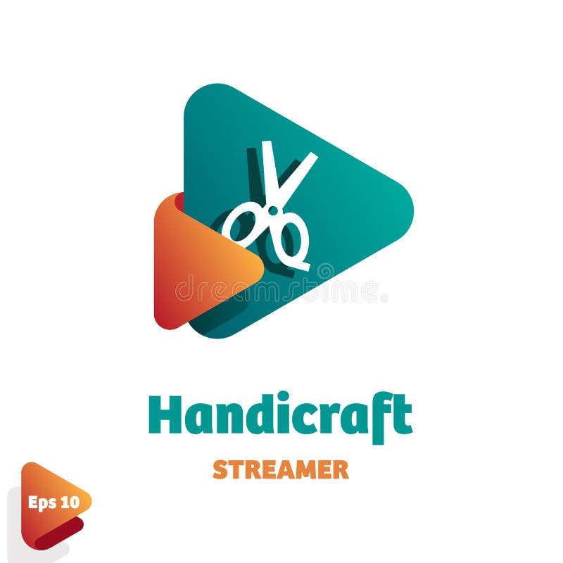 Handicraft Streamer Logo stock illustration. Illustration of tailor ...