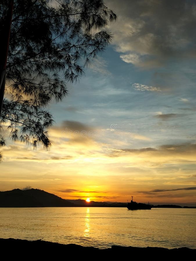Cemare Beach stock photo. Image of mangrove, sekotong - 287381350