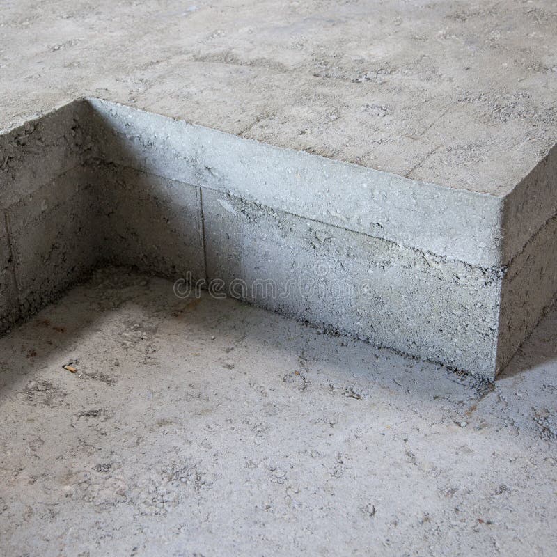 Concrete block stock image. Image of cement, brick, ceramsite - 4214667