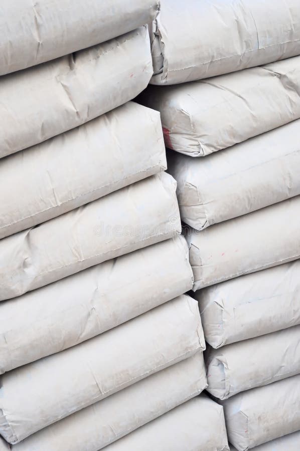 Cement bags stock image. Image of powder, material, object - 19858441