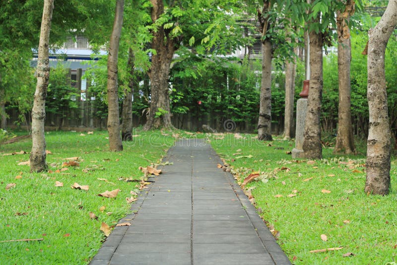 Cement block walkway stock photo. Image of park, rock - 90854050
