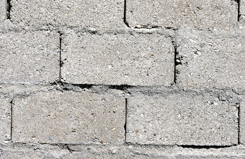 Cement Brick Wall Background Wallpaper, Contruction Stock Image - Image ...