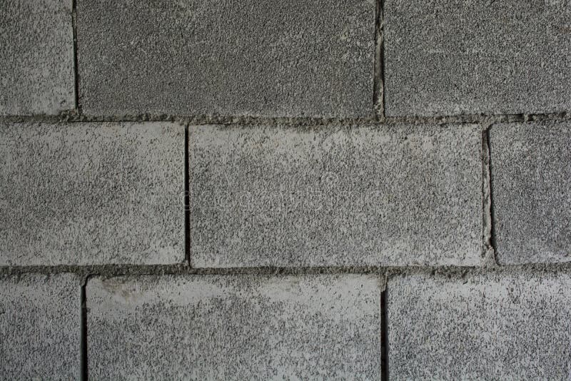 Cement Bricks at Construction Site Stock Image - Image of house ...