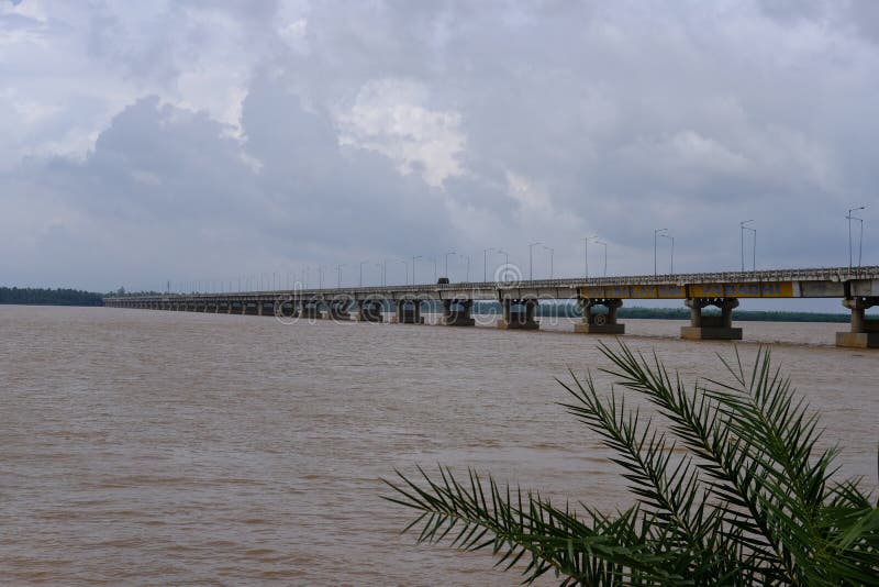Cement Bridge Constructed Across River for Road Transportation at South ...