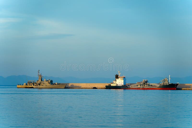 Cement Carrier ship stock photo. Image of logistic, heavy - 317415422