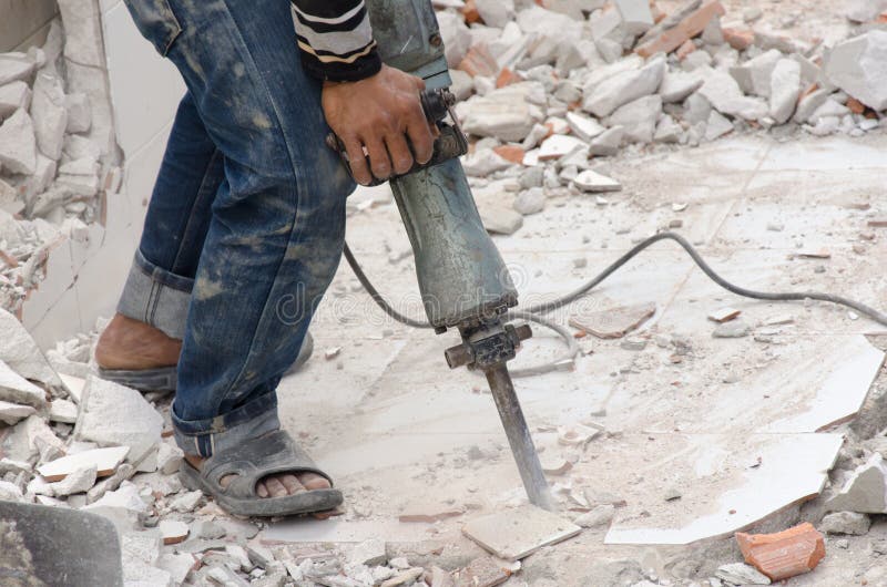 Cement drilling stock image. Image of breaking, drilling - 38198419