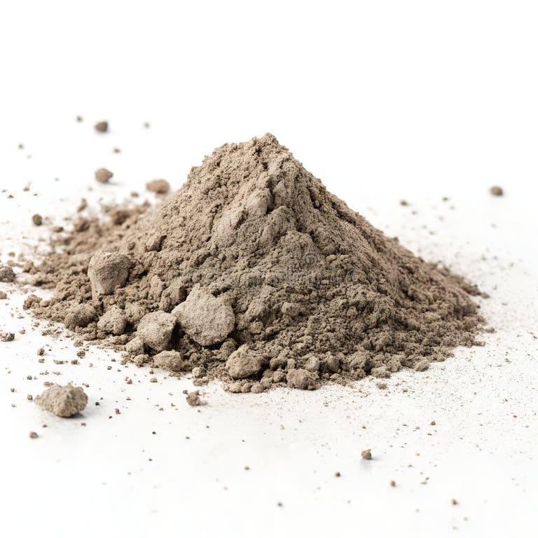 Cement Dust Pile stock illustration. Illustration of preparation ...