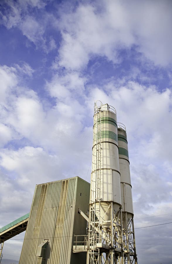 Cement factory stock image. Image of concrete, load, building - 28695145
