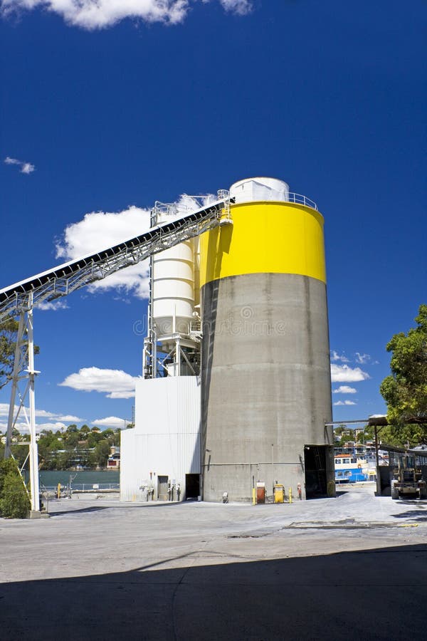 Cement Factory Silo stock photo. Image of cement, architecture - 7964342