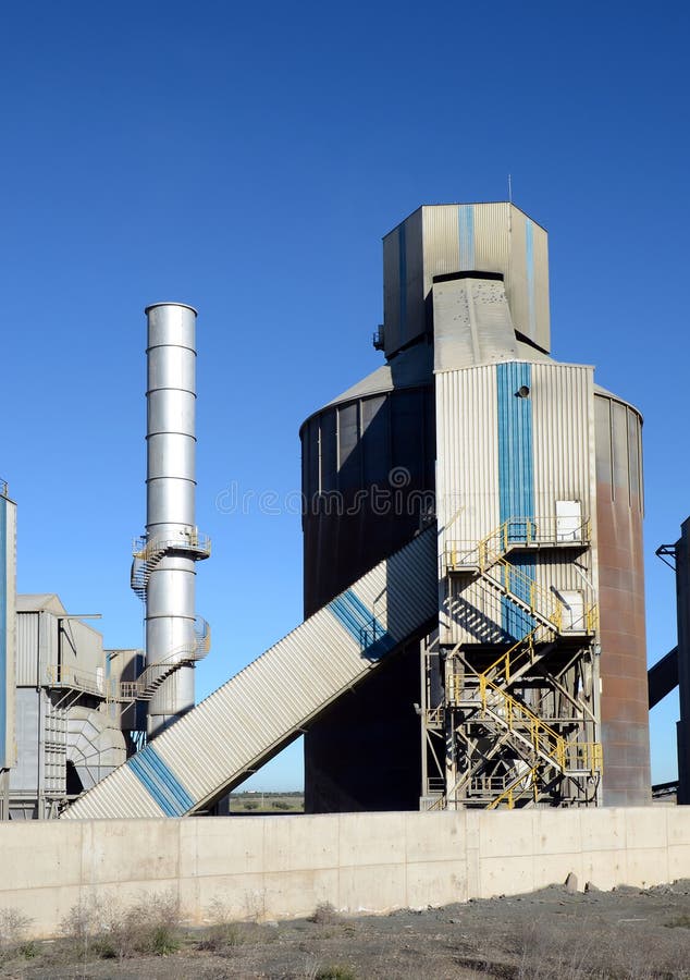 Cement factory kiln stock image. Image of building, environment - 29576097