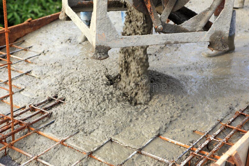 Cement workers stock photo. Image of driveway, hopper - 11191980
