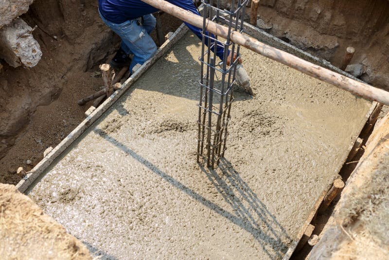 Cement for home building stock photo. Image of blue, site - 69731018