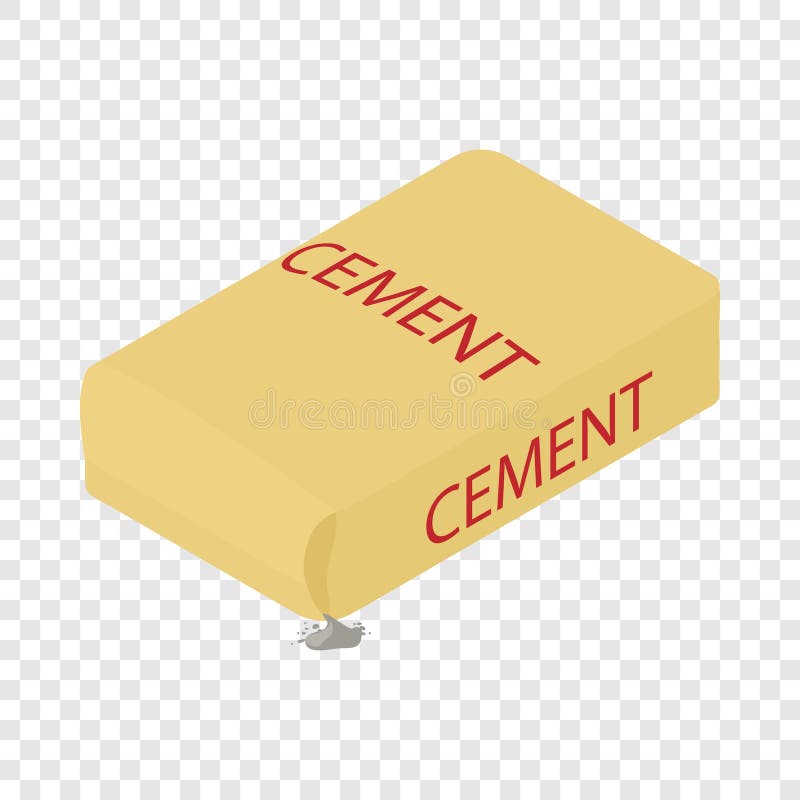 Cement Icon, Isometric 3d Style Stock Vector - Illustration of ...