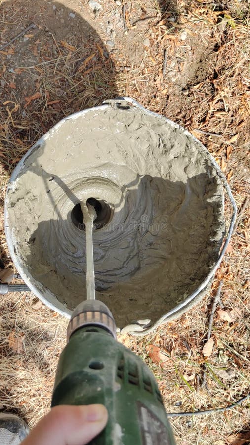 Cement Making Processes, Mixture of Concrete Stock Footage - Video of ...