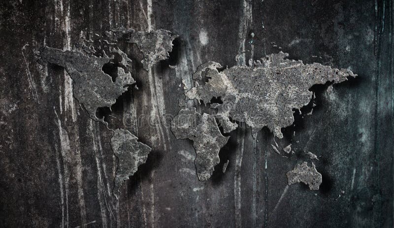 Cement Map stock image. Image of land, continent, country - 44456021