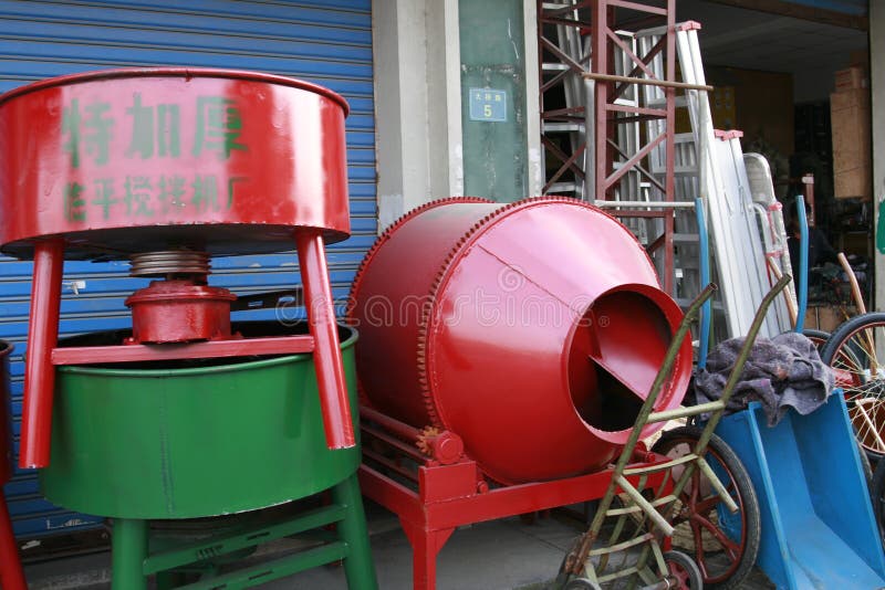Cement mixer stock photo. Image of building, tools, concrete - 22294182