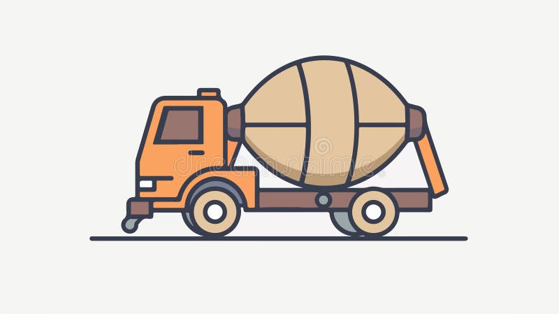 Professional Cement Mixer Icon for Construction Projects Stock Vector ...