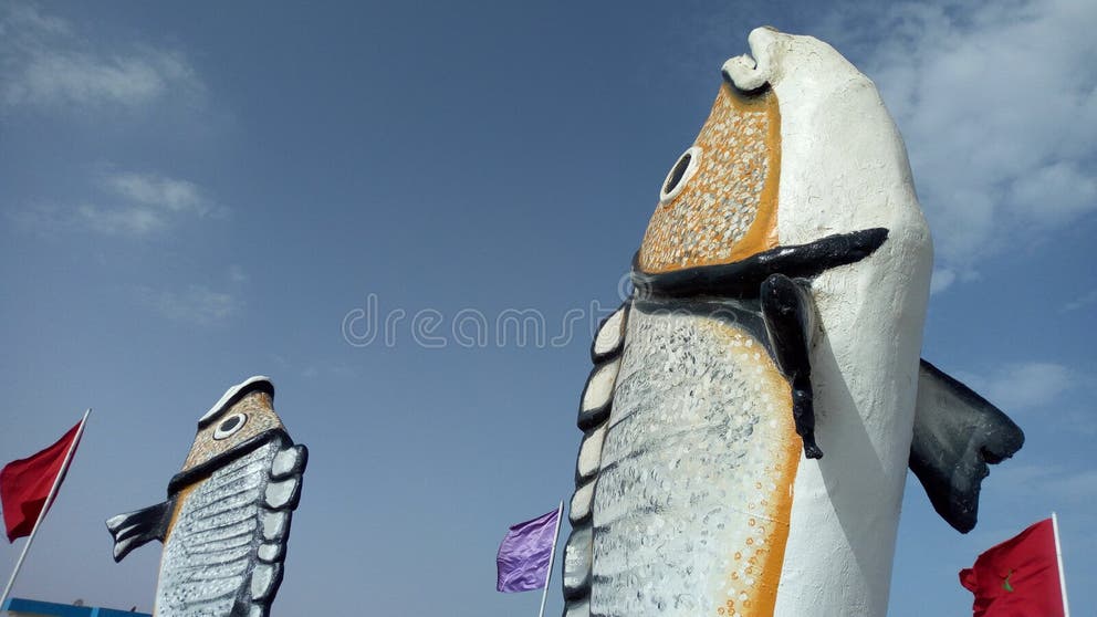 Cement Model of a Marine Fish Stock Photo - Image of fish, model: 285854454