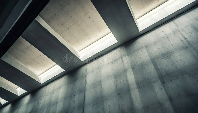 Cement Panel Ceiling Blocks with Light and Shadow Effect, Architectural ...