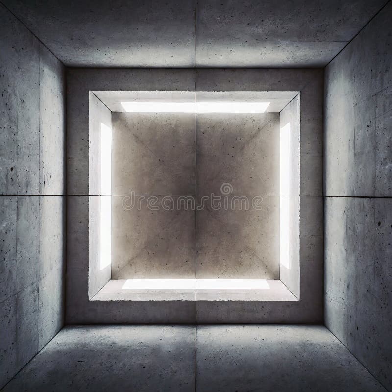Cement Panel Ceiling Blocks with Light and Shadow Effect, Architectural ...