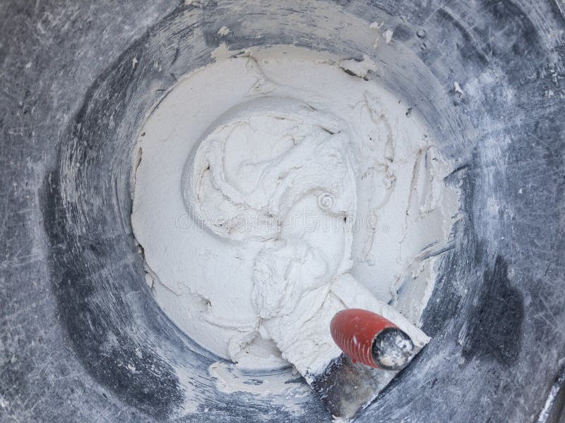 Concrete paste in close stock photo. Image of ready - 135239082