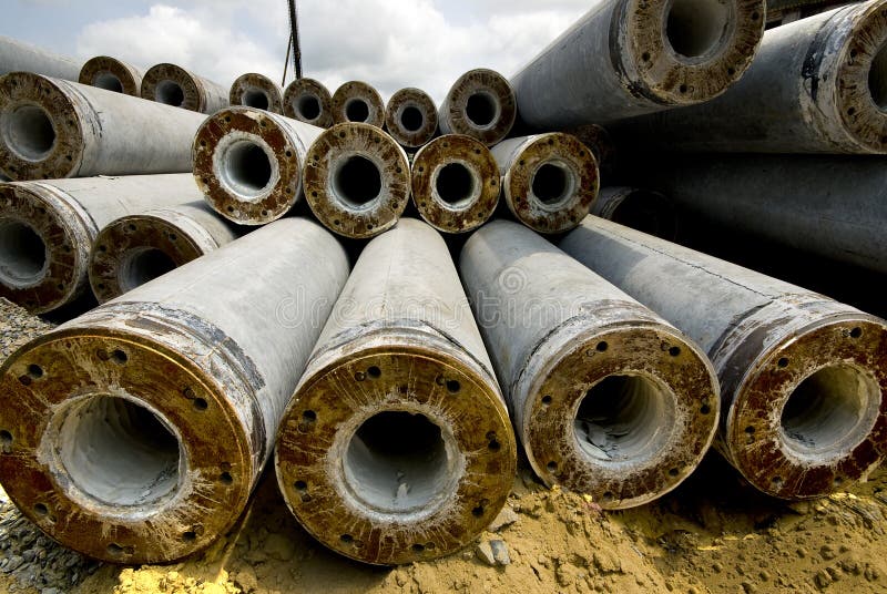 Cement pipe stock image. Image of pipe, moderate, arrange - 28513649