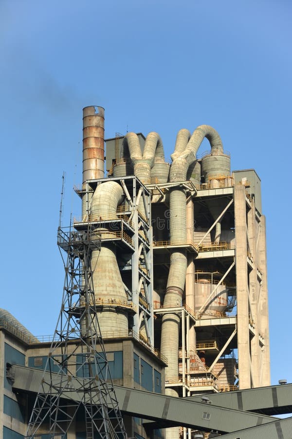 Cement plant, factory stock image. Image of industry - 37586815