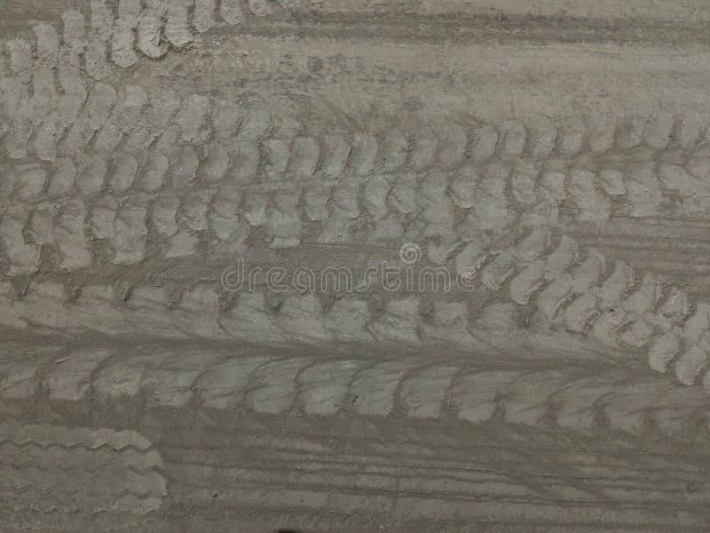Cement Powder and Wheel Track Stock Image - Image of textured, track ...
