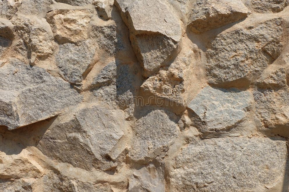 Cement Rock Old Texture Wall. Stock Image - Image of botany, flora ...