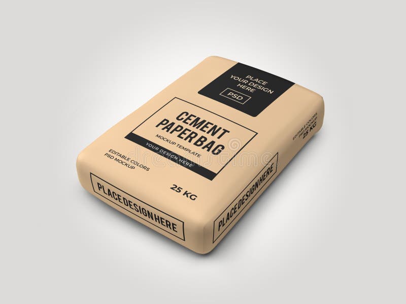 Cement Bag Mockup Stock Illustrations – 97 Cement Bag Mockup Stock ...