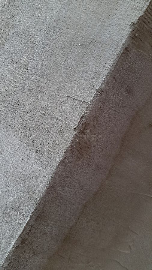 Cement-sand Plaster. Plastered Surface Stock Photo - Image of ...