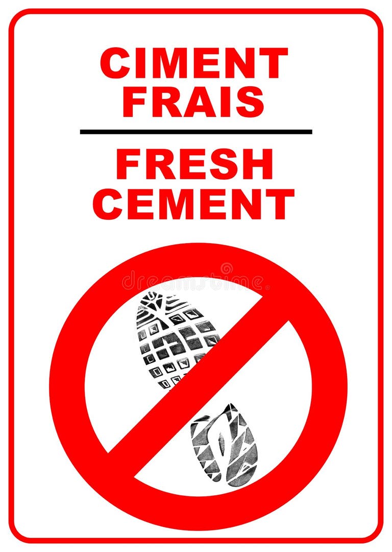 Cement Warning Sign Stock Illustrations – 1,348 Cement Warning Sign ...