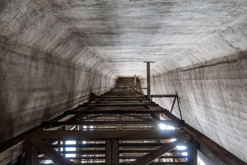 Silo access stock image. Image of yellow, grid, tank, circles - 6995759