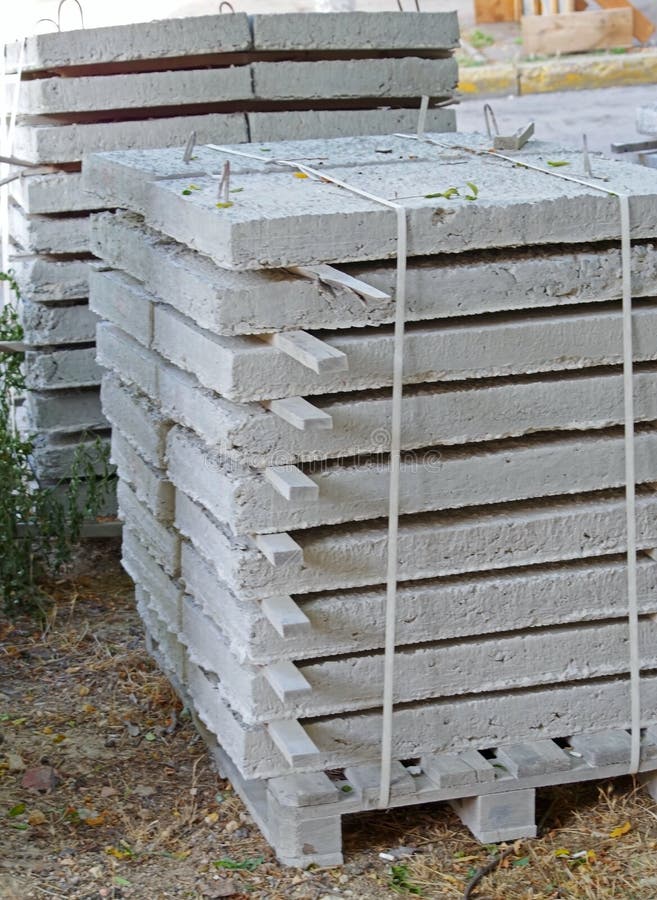 The Cement slabs stock photo. Image of side, cement - 154559528