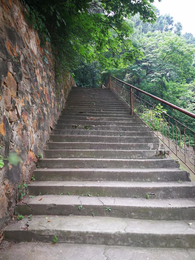 Cement stairs stock photo. Image of guardrail, stone - 92744088