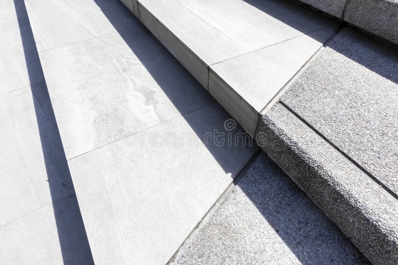 Cement Steps and Reflect Light and Shadow Stock Image - Image of reflex ...