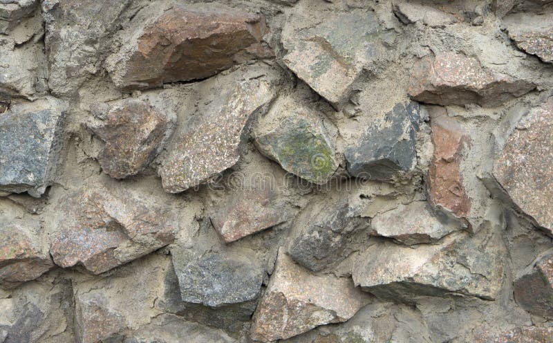 Cement Stone Broken Stone Wall Stock Photo - Image of sheet, rock ...
