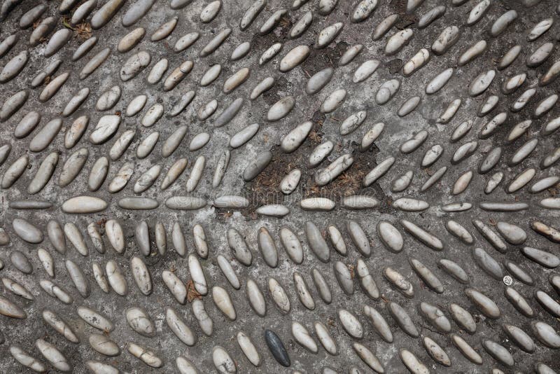 A Radial Surface of Sand and Pebbles Stock Photo - Image of ground ...