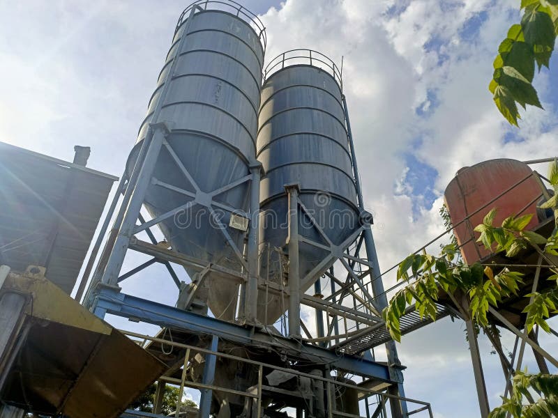 Cement Storage Containers for Concrete Production are Called Silos ...