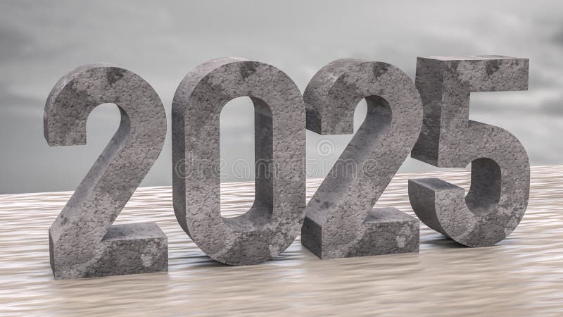 The 2025 Cement Texture for Business or Background Concept 3d Rendering ...