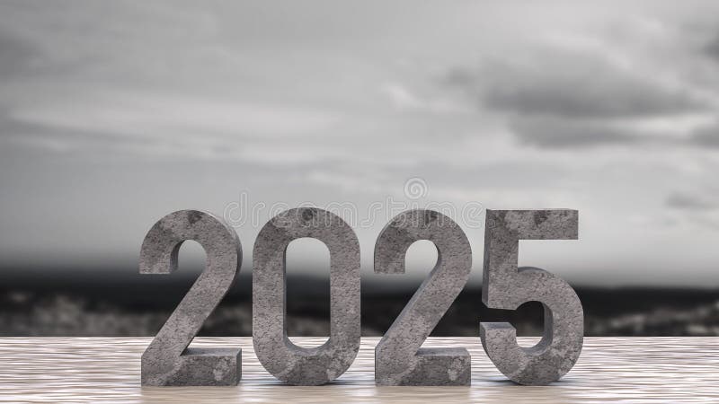 The 2025 Cement Texture for Business or Background Concept 3d Rendering ...