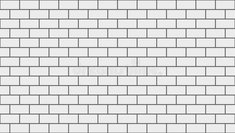 Cement Texture Rectangle Brickwall. White Kitchen Backsplash Grid ...