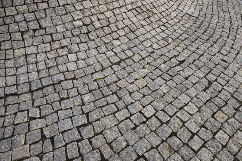 Cement Tile Curving Outward into a Bulge Stock Photo - Image of pattern ...