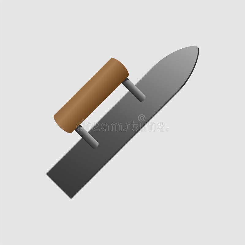 Cement Trowel Icon. Cartoon of Sickle Vector Icon Stock Vector ... Cement Trowel Icon. Cartoon of Sickle Vector Icon Stock Vector ...