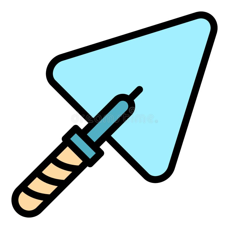 Cement Trowel Icon Color Outline Vector Stock Vector - Illustration of ... Cement Trowel Icon Color Outline Vector Stock Vector - Illustration of ...