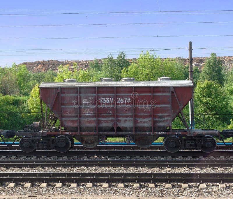 Cement wagon 1 stock image. Image of locomotive, road - 1257165