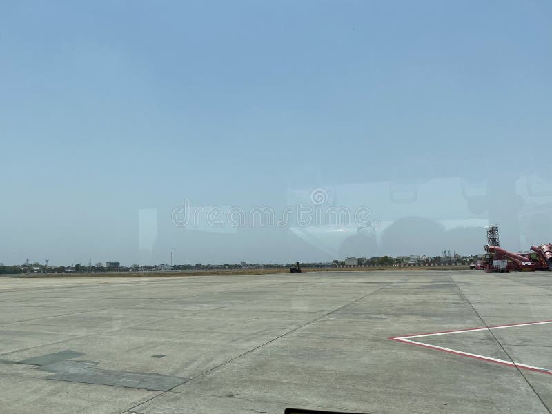 The Cemented Floor of the Runway, Meticulously Maintained and Marked ...