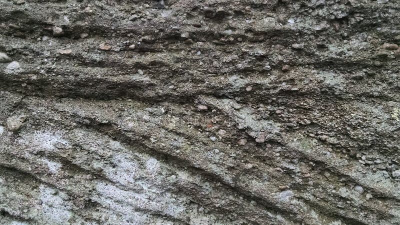 Cemented Pebbles and Sand in Unconformity Stock Photo - Image of ...