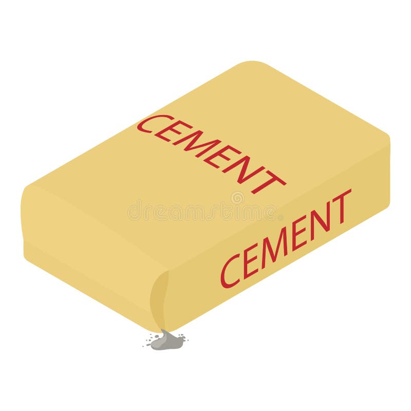 Cementsymbol, Isometrisk Stil 3d Vektor Illustrationer - Illustration ...