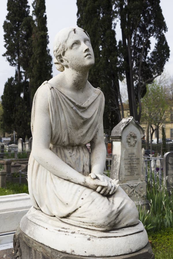 Cemetary statue stock photo. Image of religion, artistic - 59007330